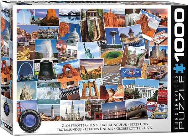 Globetrotter USA palapeli 1000 palaa Eurographics