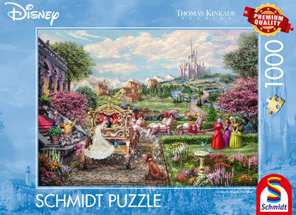 Cinderella Happily ever after palapeli 1000 palaa Schmidt