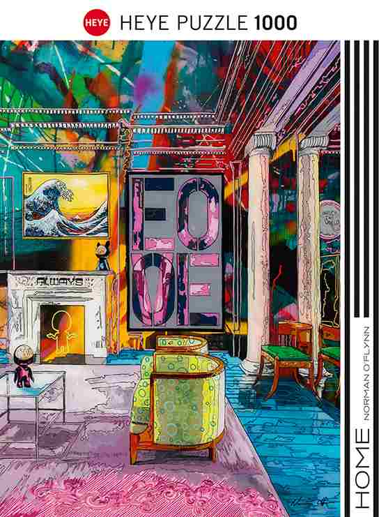 Heye Room with Wave palapeli 1000 palaa - Norman O'Flynn