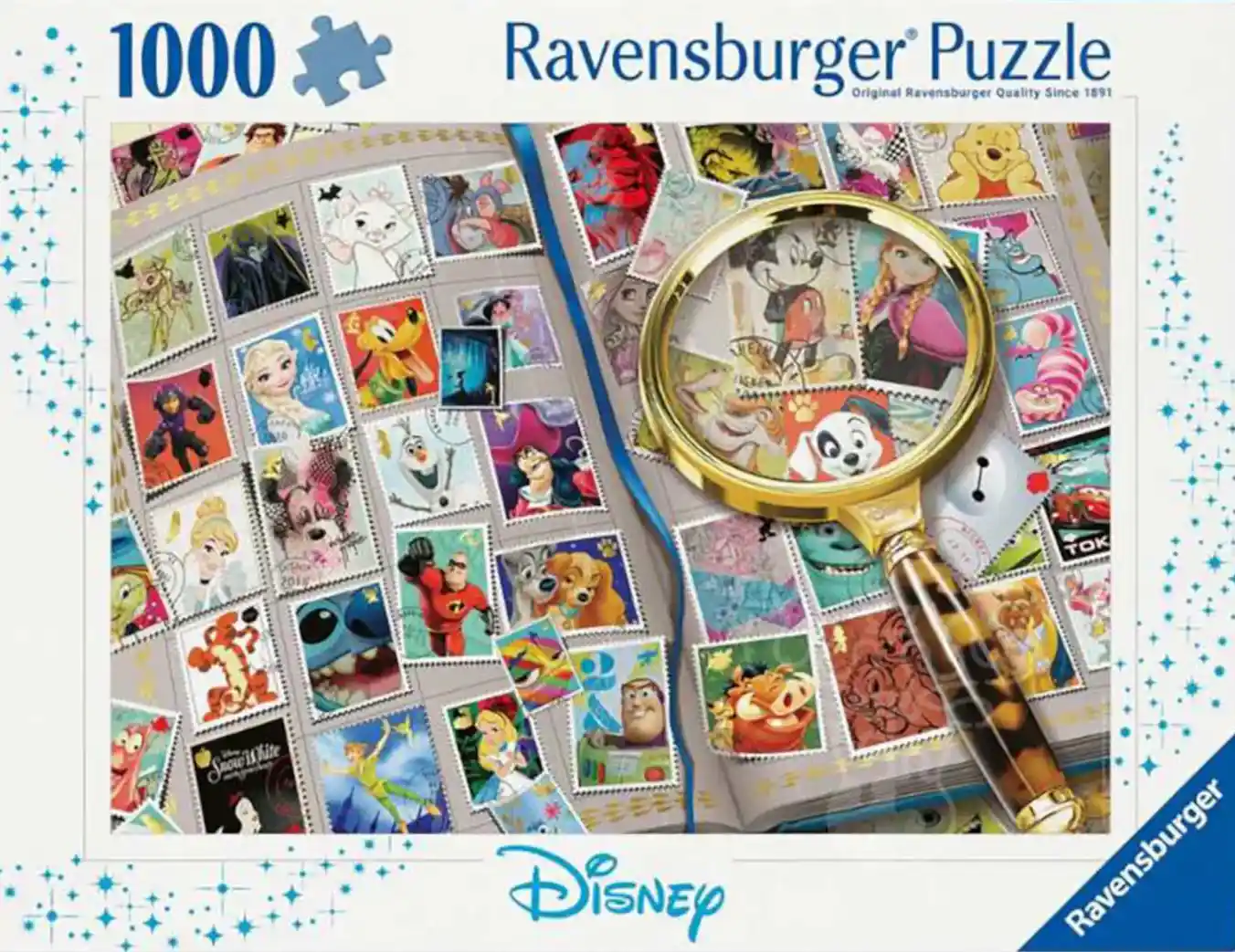Ravensburger Disney Stamp Album palapeli 1000 palaa Disney-peli