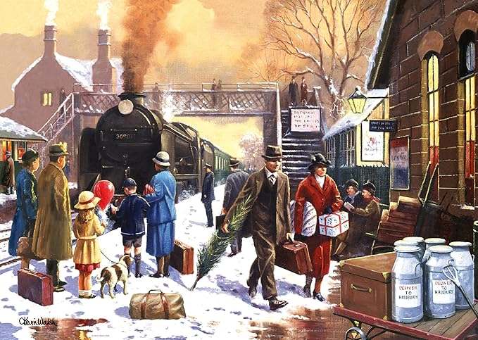 Ravensburger Last Train Home palapeli 1000 palaa - Pieni Harrastepuoti