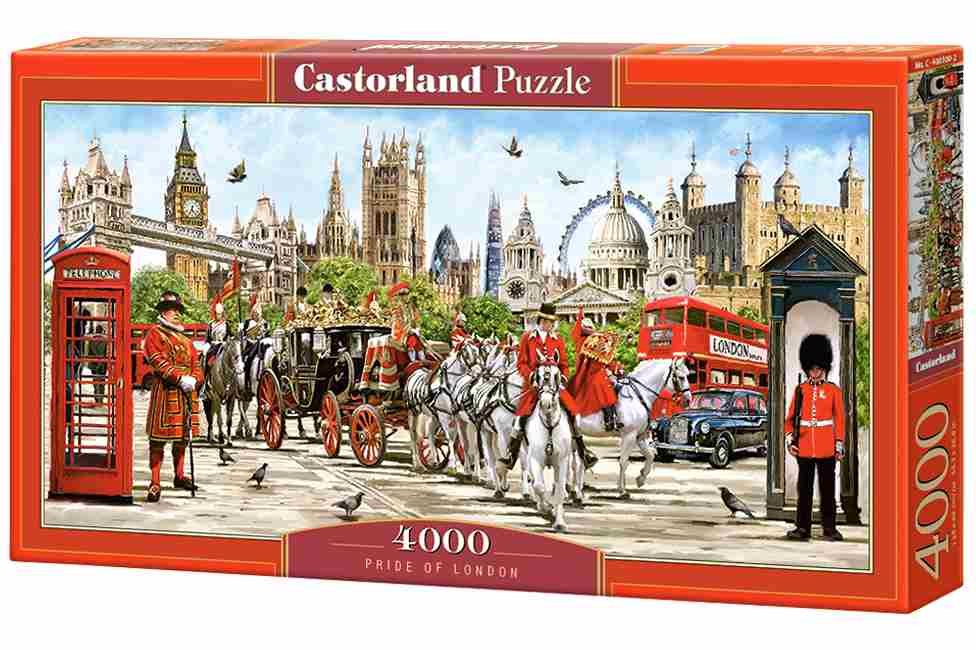 Castorland Pride of London palapeli 4000 palaa - Pieni Harrastepuoti