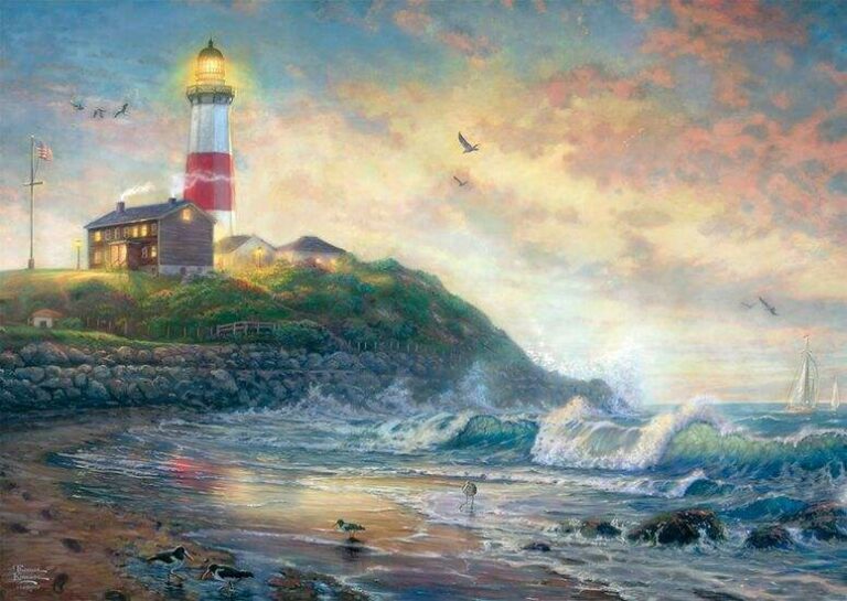 Schmidt Lighthouse of hope palapeli 1000 palaa, Nanette Kinkade